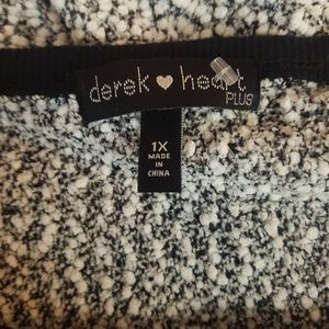Derek Heart | Sweaters | Derek Heart X Blackwhite Shoulder Zip Sweater ...